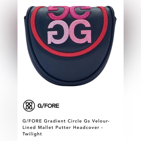 G/FORE | Accessories | Nwt Gfore Gradient Circle Gs Velourlined Mallet ...